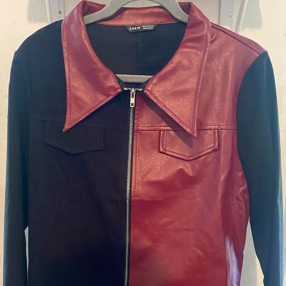 SHEIN | Jackets & Coats | Shien Jacket Two Tone Color | Poshmark